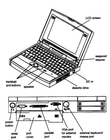 Notebook Epson ActionNote 660CX – Museu de Tecnologia da Unoeste