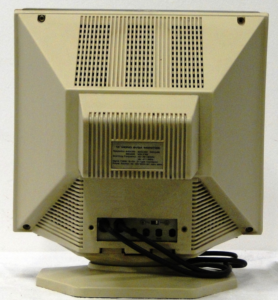 Monit Mono SVGA – back – 14 Pol – OK – Museu de Tecnologia da Unoeste