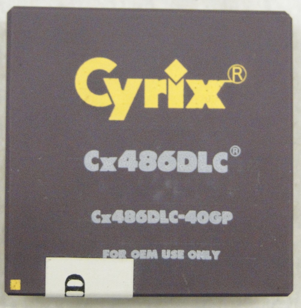 Processador Cyrix Cx486DLC – Museu de Tecnologia da Unoeste
