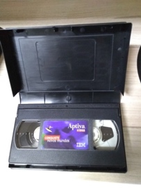 VHS Vídeo divulgação da Aptiva – Marca IBM – Museu de Tecnologia da Unoeste